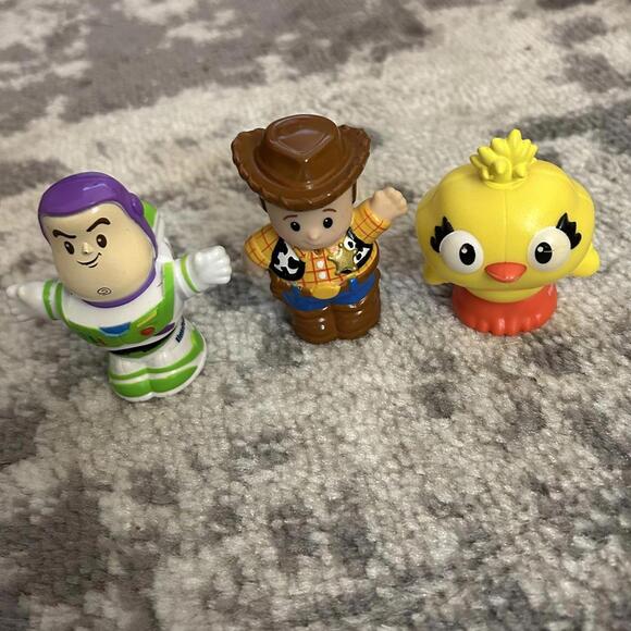 Fisher-Price | Toys | Three Fisherprice Little People Toy Story Figures ...